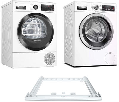 Комплект Bosch Serie 8 (WAX32M01BY, WTX87M30PL, WTZ27410) – стиральная ...