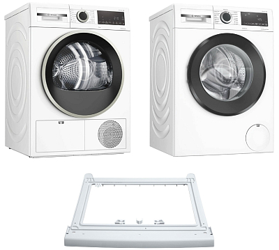 Комплект Bosch Serie 4 (WGG0420GPL, WQG14200ME, WTZ 20410) – стиральная ...